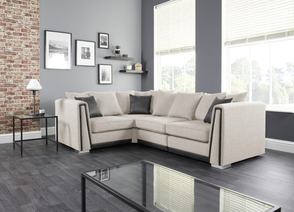 Ashley Small Corner Sofa - Pay Weekly Home