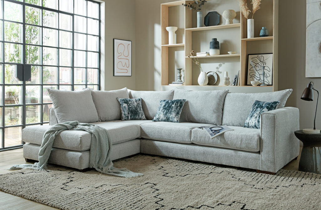 Leon Large Corner Chaise Sofa - Pay Weekly Home
